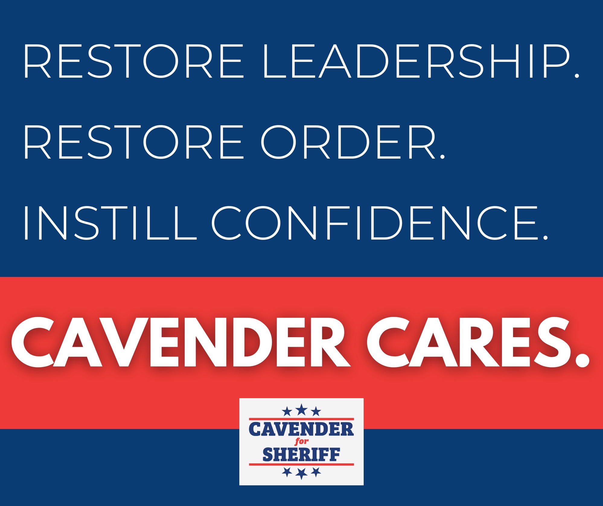 Mission & Issues Elect David Cavender for Cobb County Sheriff - Elect ...